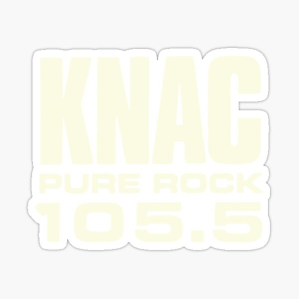 "BEST SELLER - Knac Pure Rock Merchandise Essential T-Shirt" Sticker by ...