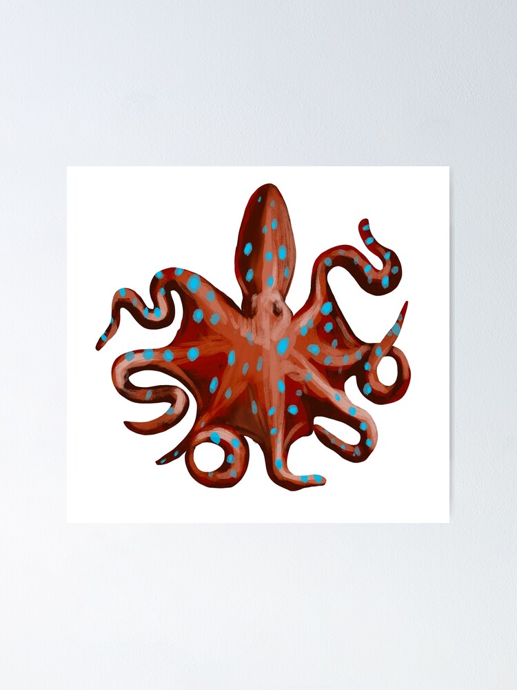 "Ancient Octopus" Poster for Sale by adolfux | Redbubble