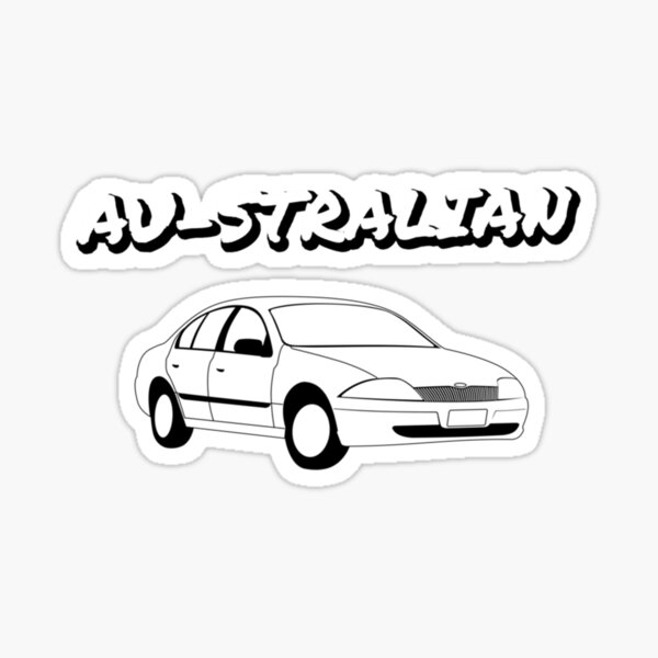 "AU-Stralian Falcon " Sticker by FreyaCraig | Redbubble