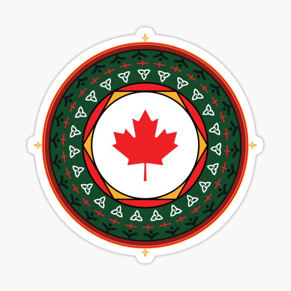 "Ontario Array - Canadian Art" Sticker by YTBooks | Redbubble