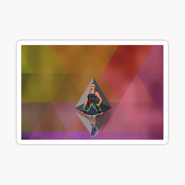 "Susmita The Power Women #7 | NFT Art Design" Sticker by UniqueStall ...