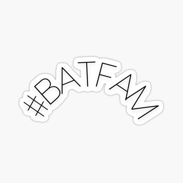 "BATFAM 2022" Sticker for Sale by Natasa932 | Redbubble