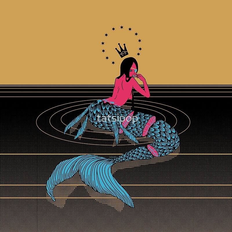 "Mermaid Sashimi" by tatsipop | Redbubble