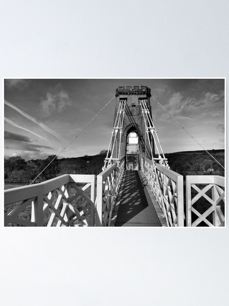 "Suspended footpath" Poster by Lindamell | Redbubble