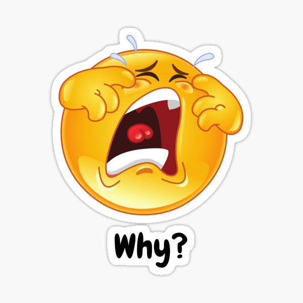 "Why" Sticker by c-yamashita | Redbubble