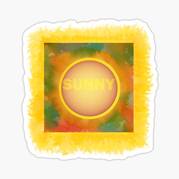 "Sunny" Sticker by tomabxl | Redbubble