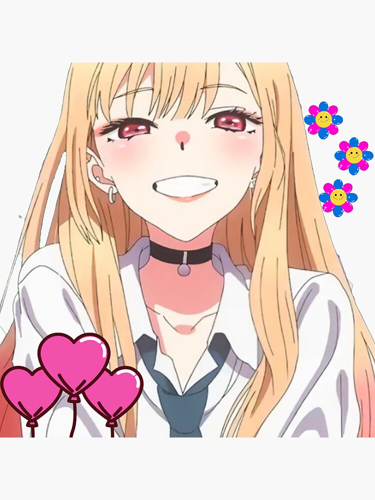 "Kitagwa Marin Smile , Anim girl sticker" Sticker for Sale by EP ...