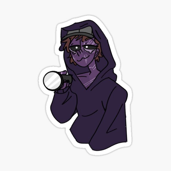 "Michael Afton Flashlight" Sticker for Sale by EggrollsRppl2 | Redbubble
