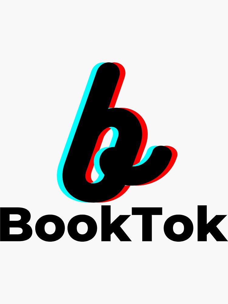 "Book Tok Black Logo" Sticker for Sale by noreadingdegree | Redbubble