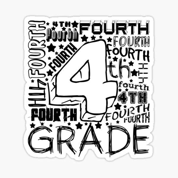 "Fourth Grade Doodle Back To School Student Teacher 4 Grade Gear ...
