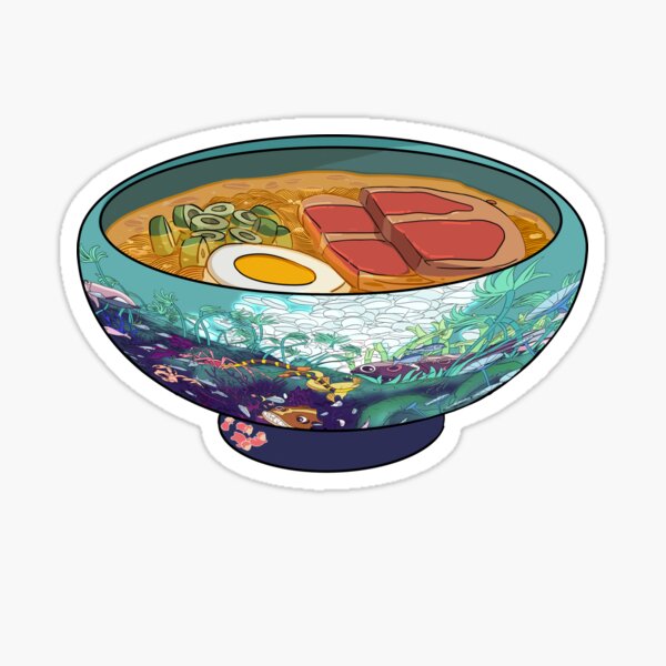 "Japanese ramen" Sticker for Sale by blueberri11 | Redbubble