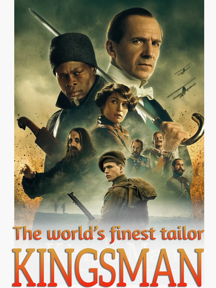 "Kingsman" Sticker for Sale by MovieBuff2022 | Redbubble