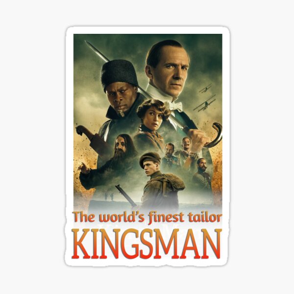 "Kingsman" Sticker for Sale by MovieBuff2022 | Redbubble