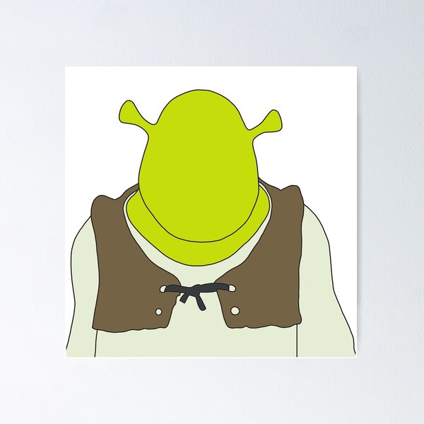 Póster for Sale con la obra «Shrek minimalista» de EmmelineKlatt ...