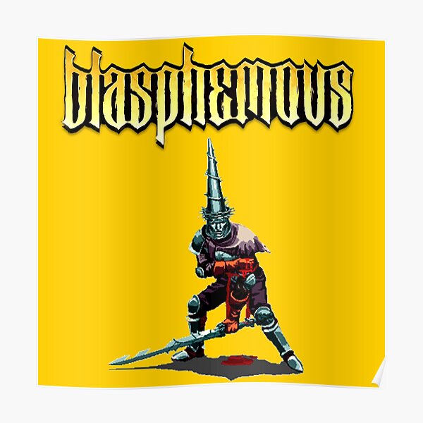 "RETRO GAMES BLASPHEMOUS - PENITENT - PIXEL ART" Poster by animacionjec ...