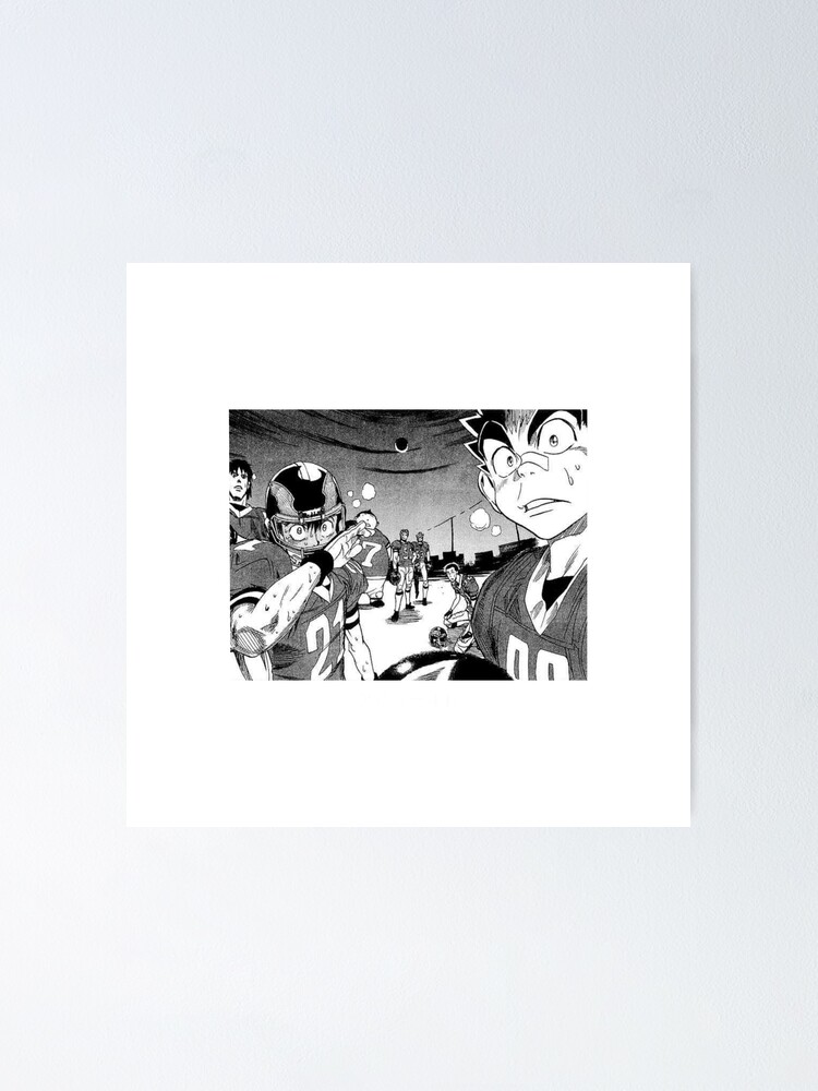 "Deimon Devil Bats "Determination" Eyeshield" Poster for Sale by ...