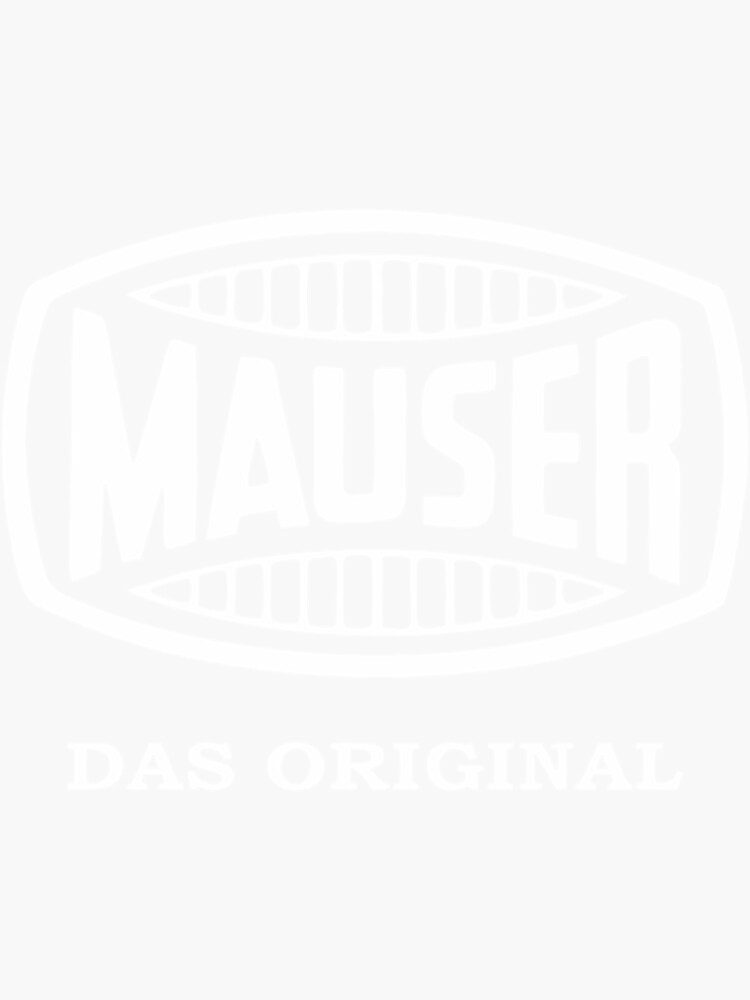 "BEST SELLER - Mauser Logo Merchandise Essential T-Shirt" Sticker by ...