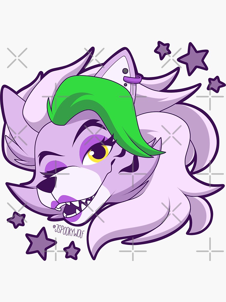 "Roxanne Wolf" Sticker for Sale by JSpookyWolf | Redbubble