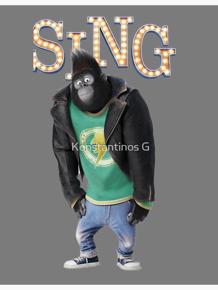 "Johnny from "SING" movie" Metal Print for Sale by kgiannoudis | Redbubble