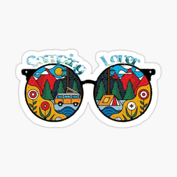 "Seattle Washington Retro Hiking Outdoors Hike Camping" Sticker for ...