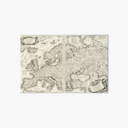 Lámina rígida «Mapa de Europa oriental y occidental, incluidas partes ...