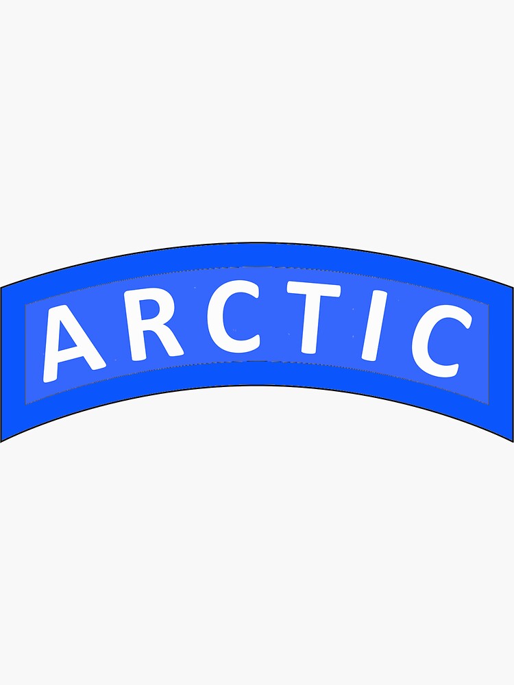 "Arctic Tab - US Army" Sticker for Sale by wordwidesymbols | Redbubble