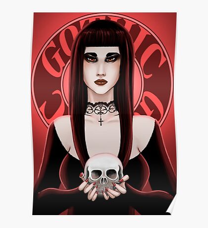 Gothic Woman: Posters | Redbubble