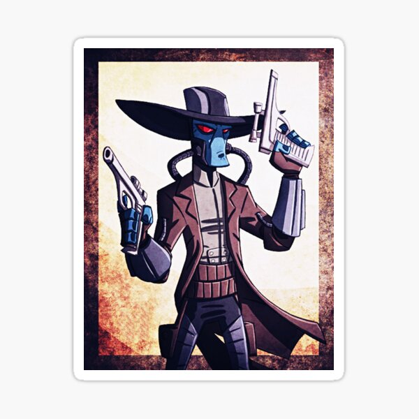 "Cad bane character" Sticker by ZAKARIASAB | Redbubble
