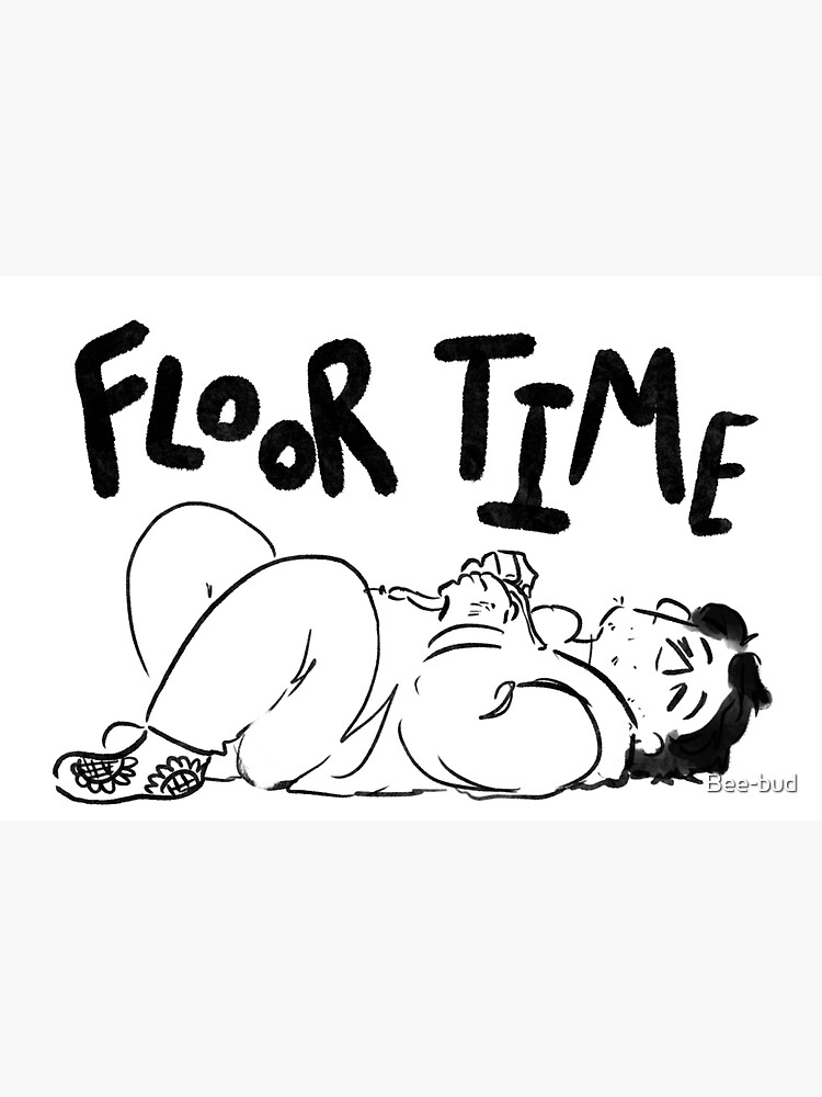 "floor time" Sticker by Bee-bud | Redbubble