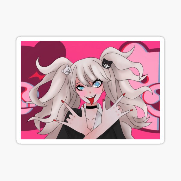 "Junko Enoshima " Sticker by Bisquared199 | Redbubble