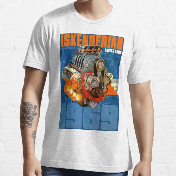 "ISKENDERIAN; Vintage Auto Racing Cams Advertising Print" T-shirt for ...