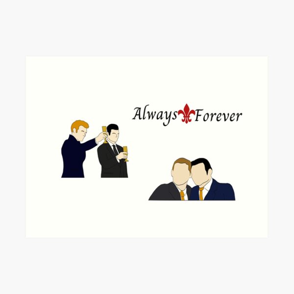 "klaus elijah mikaelson the originals sticker pack" Art Print for Sale ...