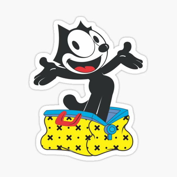 "Felix The Cat" Sticker for Sale by AlbDesign | Redbubble