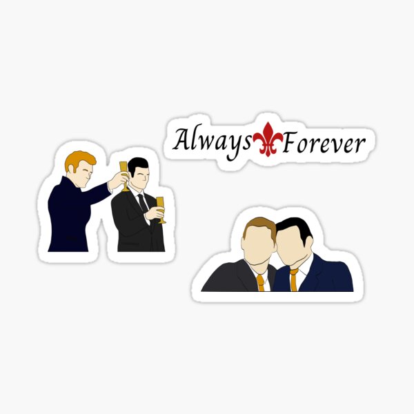 "klaus elijah mikaelson the originals sticker pack" Sticker for Sale by ...