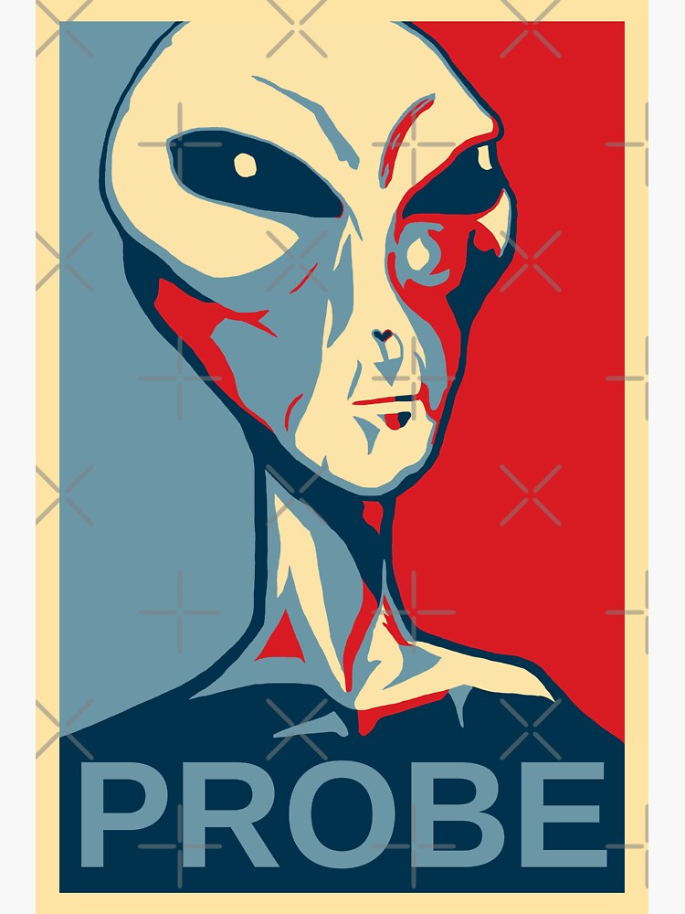 "Probe" Sticker by SolarCross | Redbubble