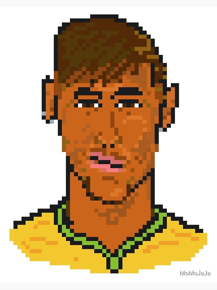 "Neymar Jr" Art Board Print for Sale by MoMoJaJa | Redbubble