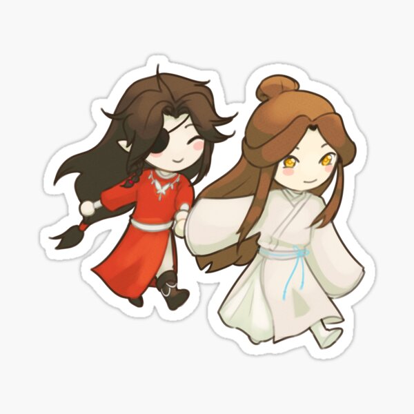 "chibi hualian" Sticker for Sale by arcanemez | Redbubble