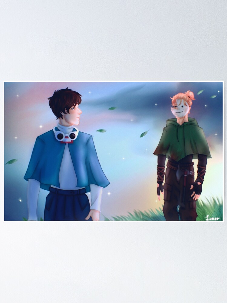 "Georgenotfound and Dream" Poster for Sale by lunars-art | Redbubble