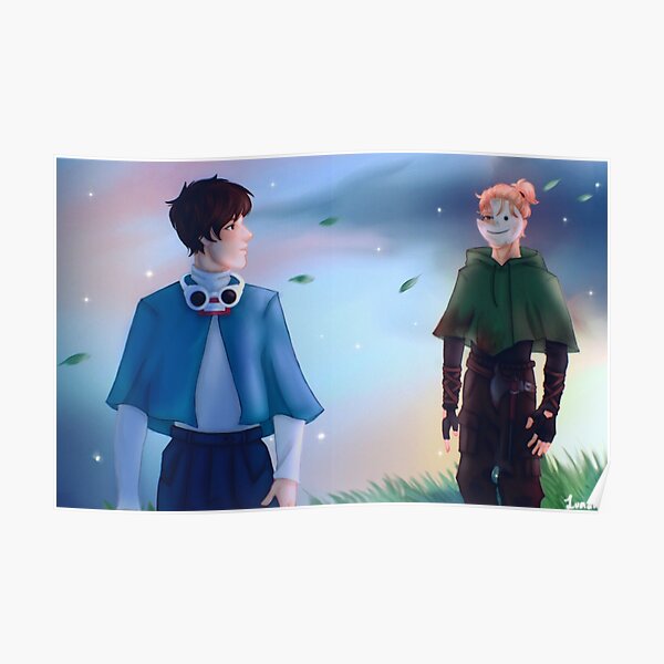 "Georgenotfound and Dream" Poster for Sale by lunars-art | Redbubble