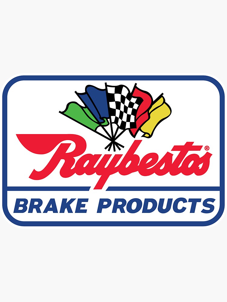 "Vintage Raybestos Brake Products sticker design" Sticker for Sale by ...