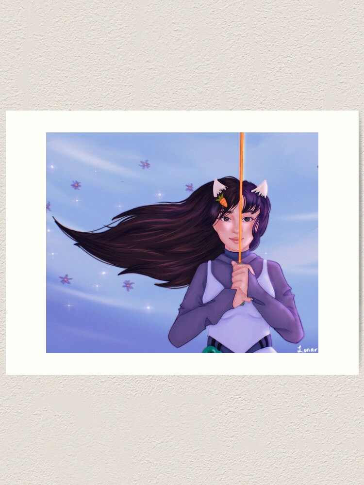 "Tina Kitten in the Dream SMP" Art Print for Sale by lunars-art | Redbubble