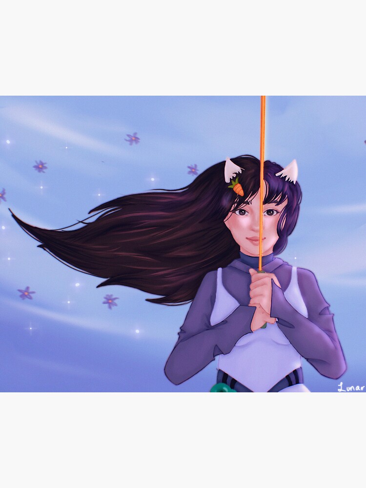 "Tina Kitten in the Dream SMP" Art Print for Sale by lunars-art | Redbubble