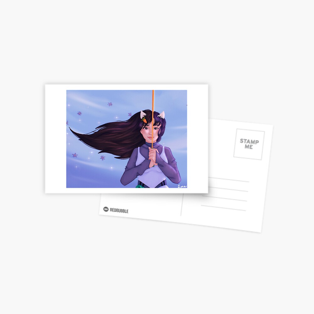 "Tina Kitten in the Dream SMP" Postcard by lunars-art | Redbubble