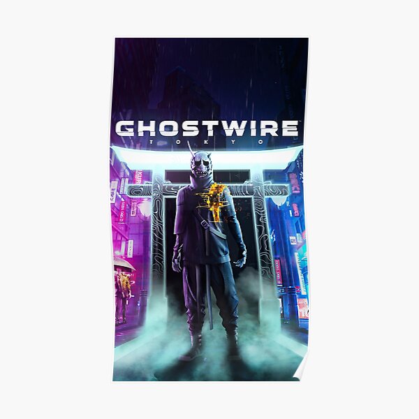"Ghostwire Tokyo" Poster by Lookaz | Redbubble
