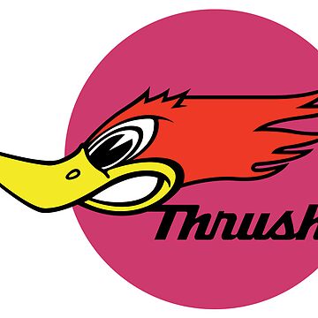 "Vintage Thrush sticker design" Sticker for Sale by VintageSpeed67 ...