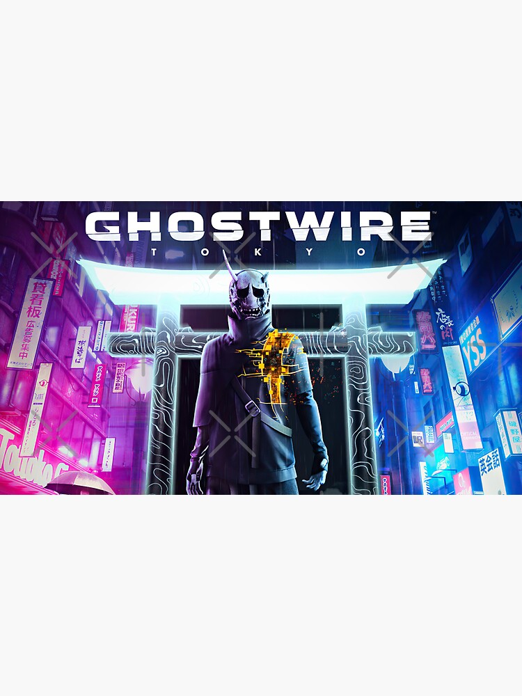 "Ghostwire Tokyo" Sticker by Lookaz | Redbubble
