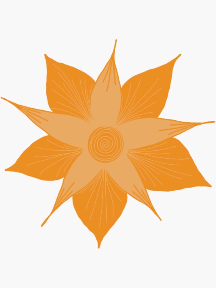 "Orange Fad" Sticker by Star5150 | Redbubble