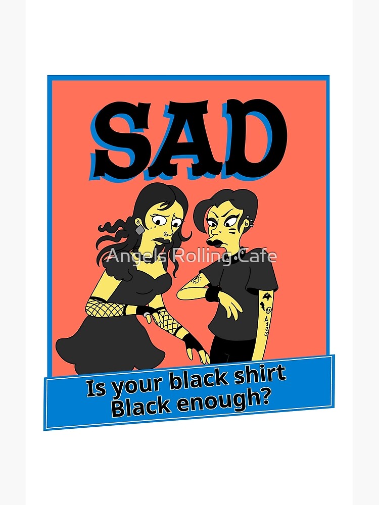 "Sad magazine " Poster for Sale by TitiJuri | Redbubble