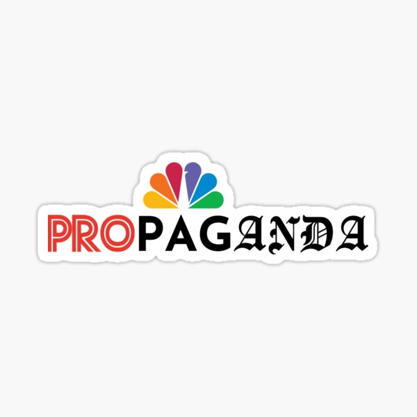 "Propaganda" Sticker by BannedByTheMob | Redbubble