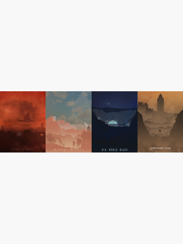 "Fallout New Vegas All DLC" Poster by Alfi-Red | Redbubble